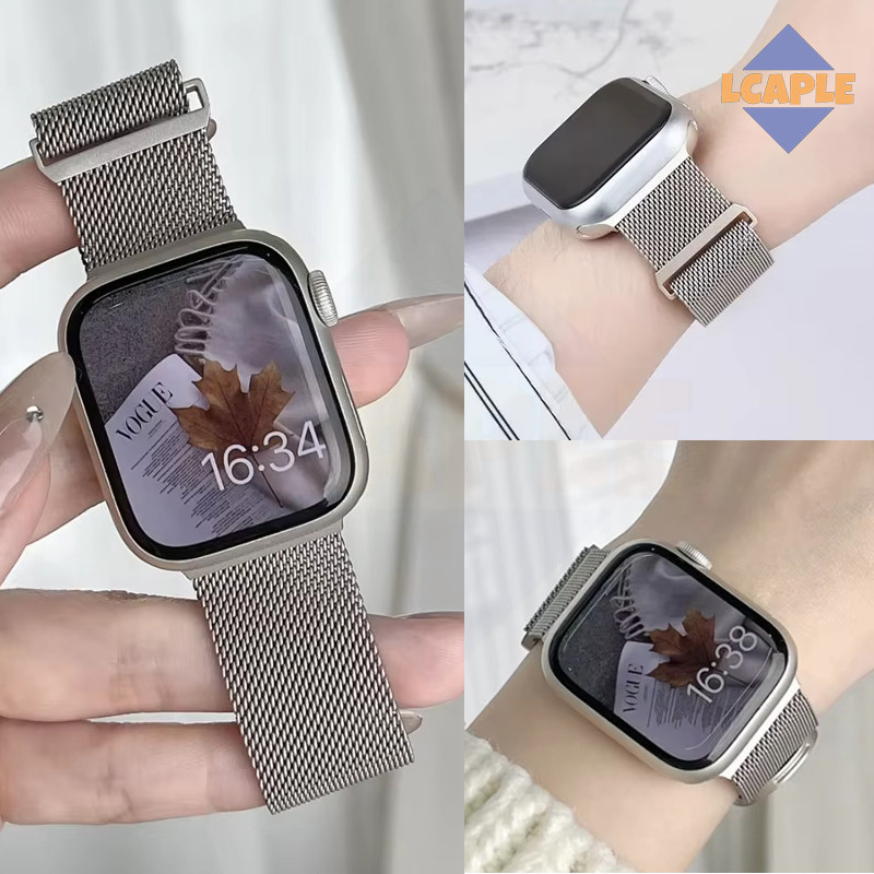 Stainless Steel Metal Milanese Loop Strap for Smartwatch Ultra 3 2 ...
