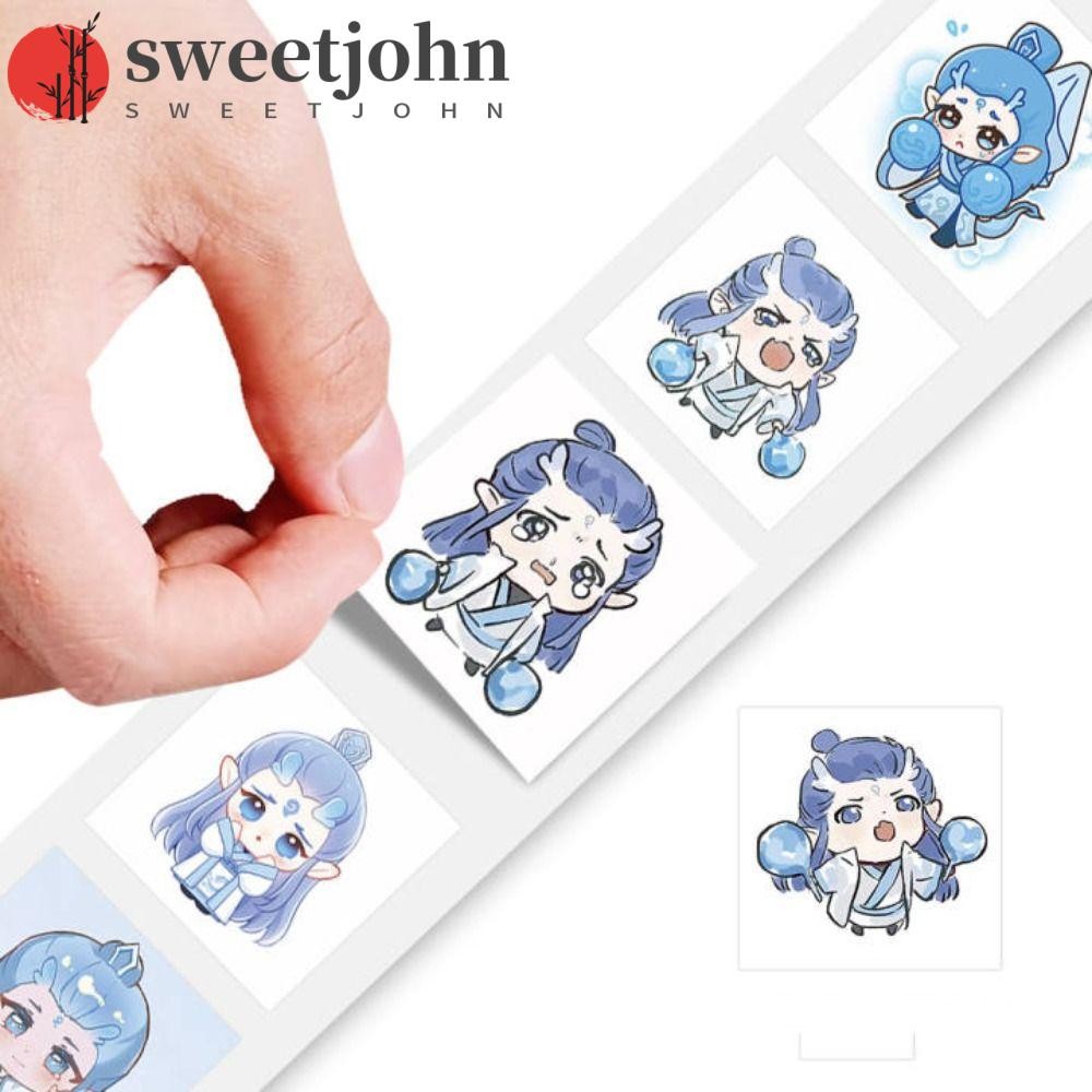 SWEETJOHN 500PCS Ne Zha 2 Stickers, Anime Movies DIY NeZha Roll Sticker ...