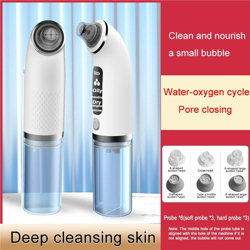 Small bubble home beauty instrument electric cleansing lifting pores ...