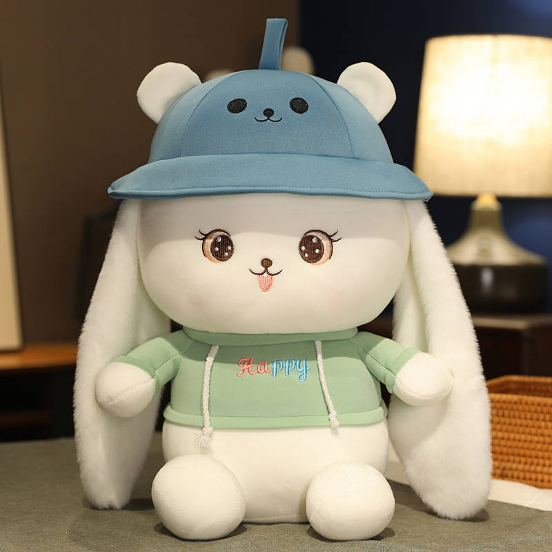 Cure Series Loppy Eared Rabbit Plush Toy Super Cute Little White Rabbit ...