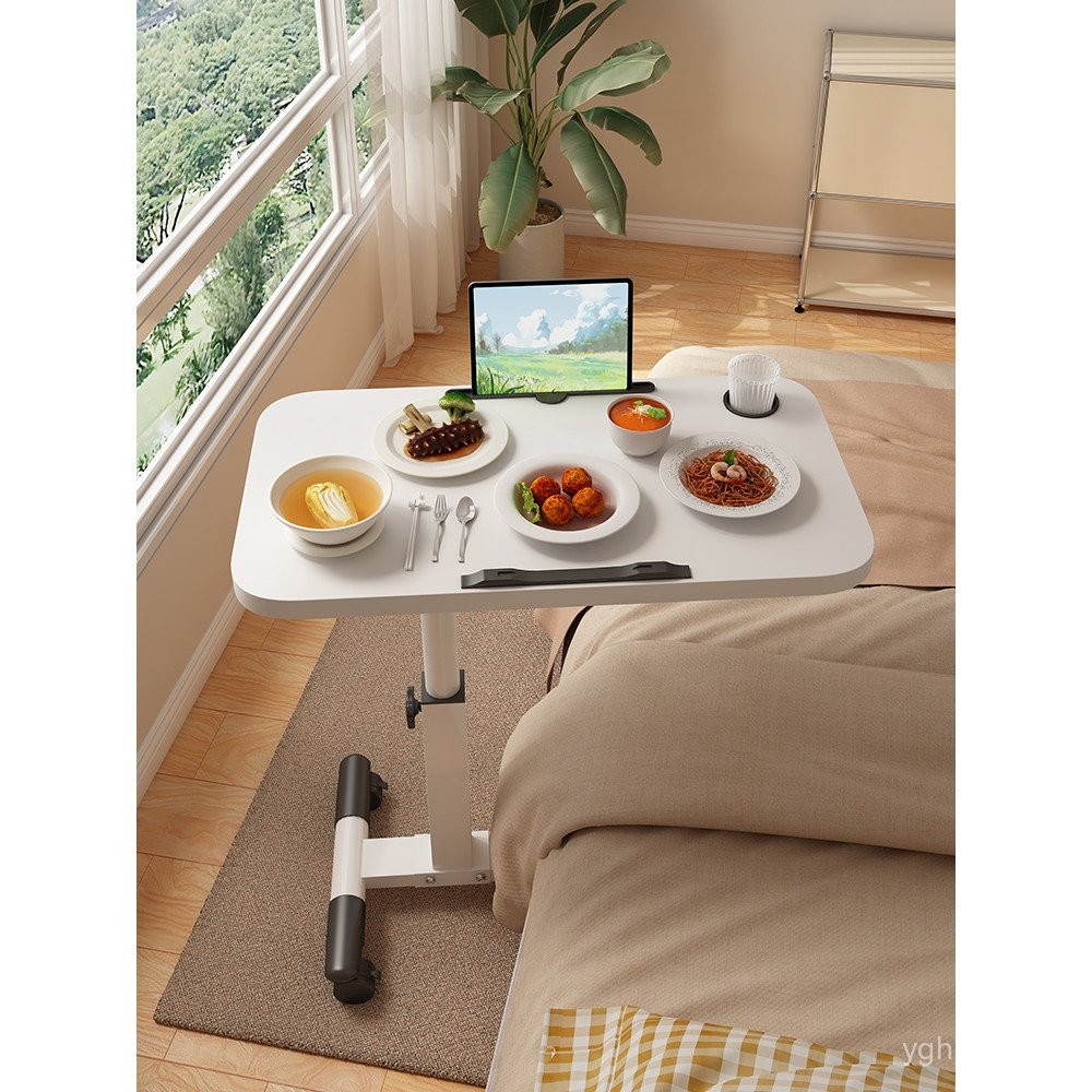 Bedside Table Movable Lift Foldable Nursing Table Hospital Patient ...