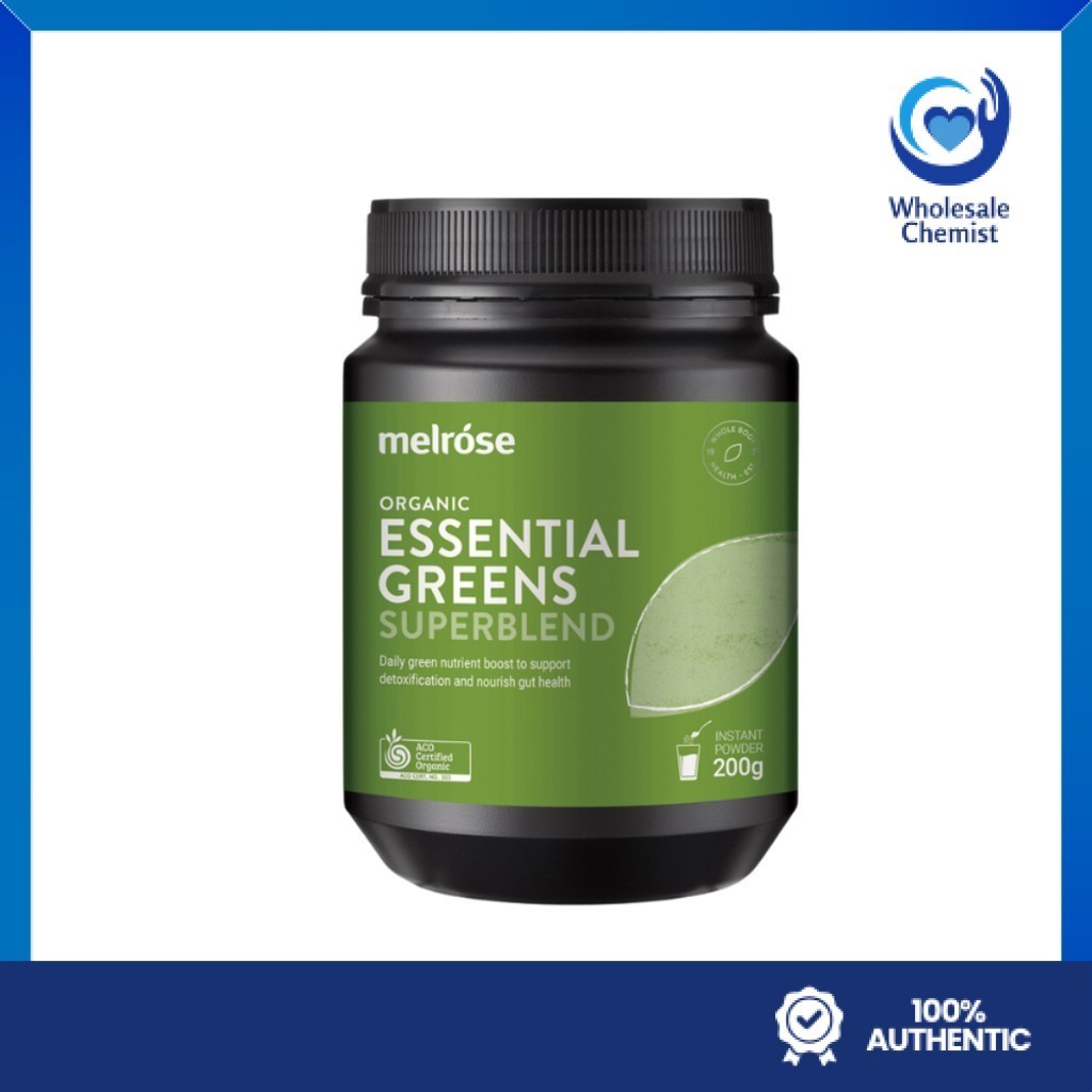 Melrose Organic Essential Greens Powder (200g) | Shopee Malaysia