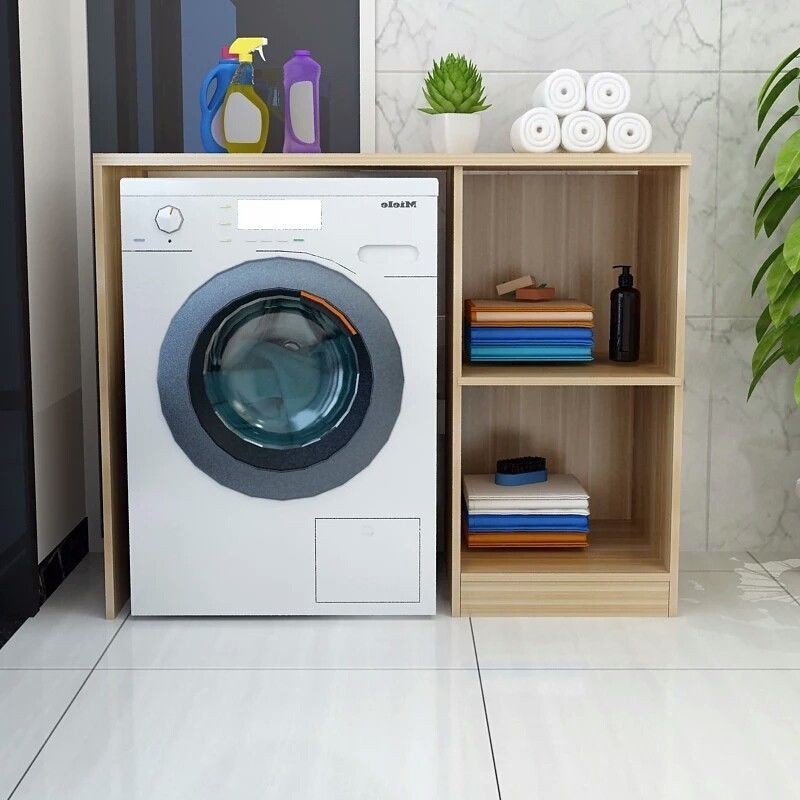Washing machine Table washing machine cabinet Storage Rack Drum washing ...