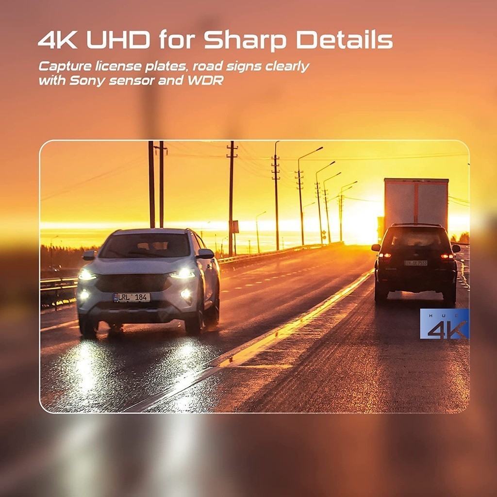 Camtec X1 4K WIFI GPS 2160P /2.5K 1440P Car DVR Huawei Hisilicon CPU ...