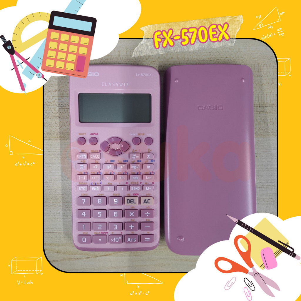 Casio fx-570EX / Casio Black fx-350ex Scientific Calculator Genuine ...