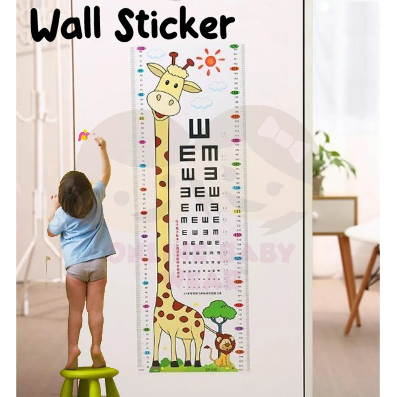 Children Height Measurement Wall Sticker Random Designs Cartoon Kids ...
