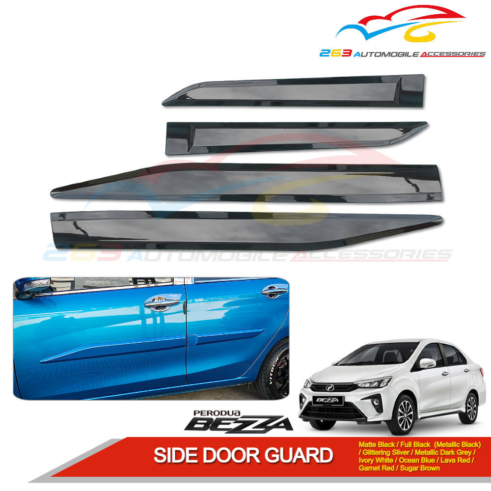 PERODUA BEZZA SIDE DOOR GUARD '4 PC/SET' | Shopee Malaysia
