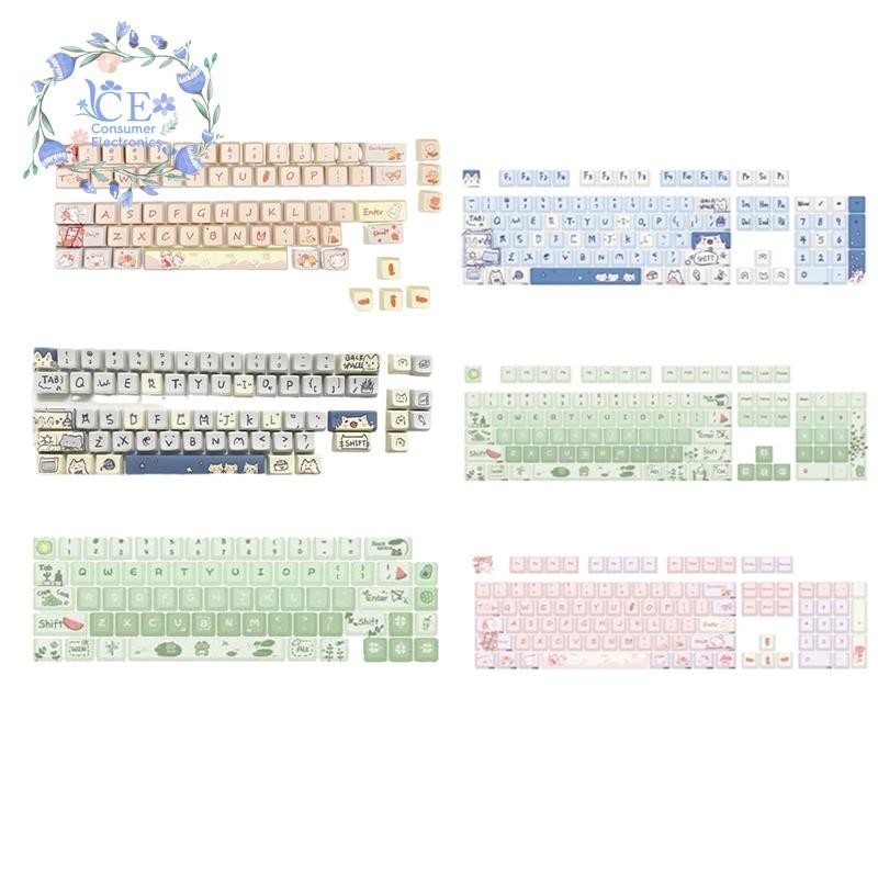 MDA Height 5 Sides Heated PBT Keyboard Caps for Mechanical Keyboard ...