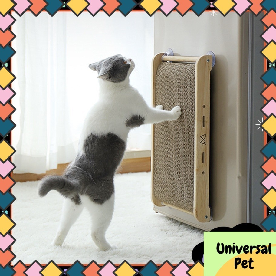 Wooden Scratching board adjustable Cat Pad Cat Tree Scratcher Cat ...