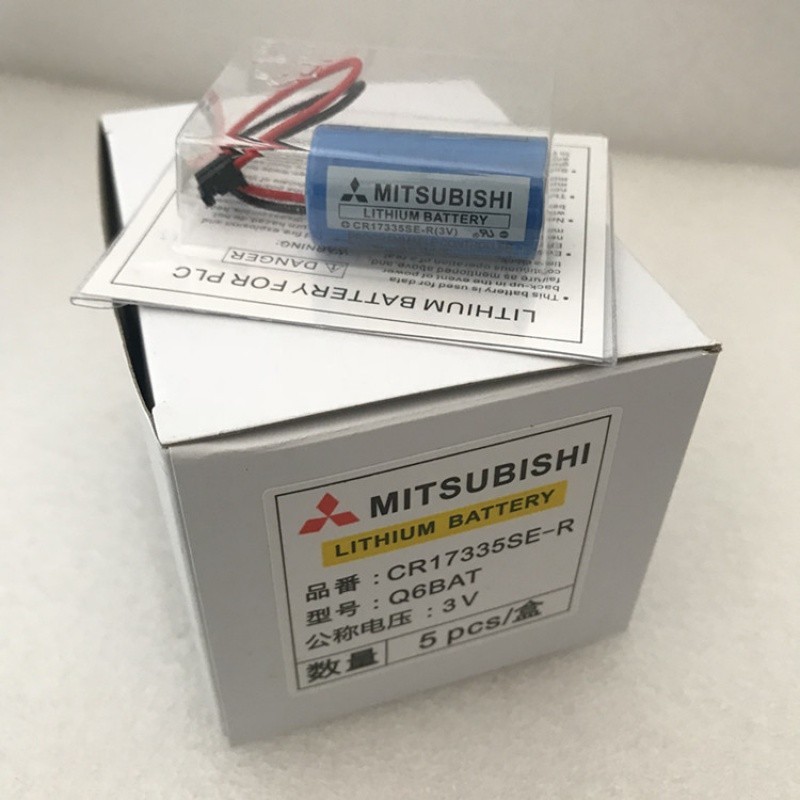 Mitsubishi Q6BAT/CR17335SE-R 3V Lithium Battery PLC Equipment Q Series ...