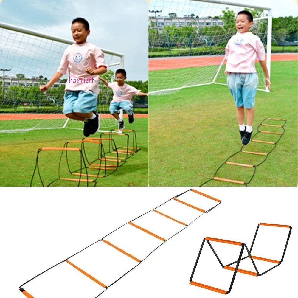 HARRIETT Soccer Speed Ladder, Orange Instant Set-up Agile Ladder ...