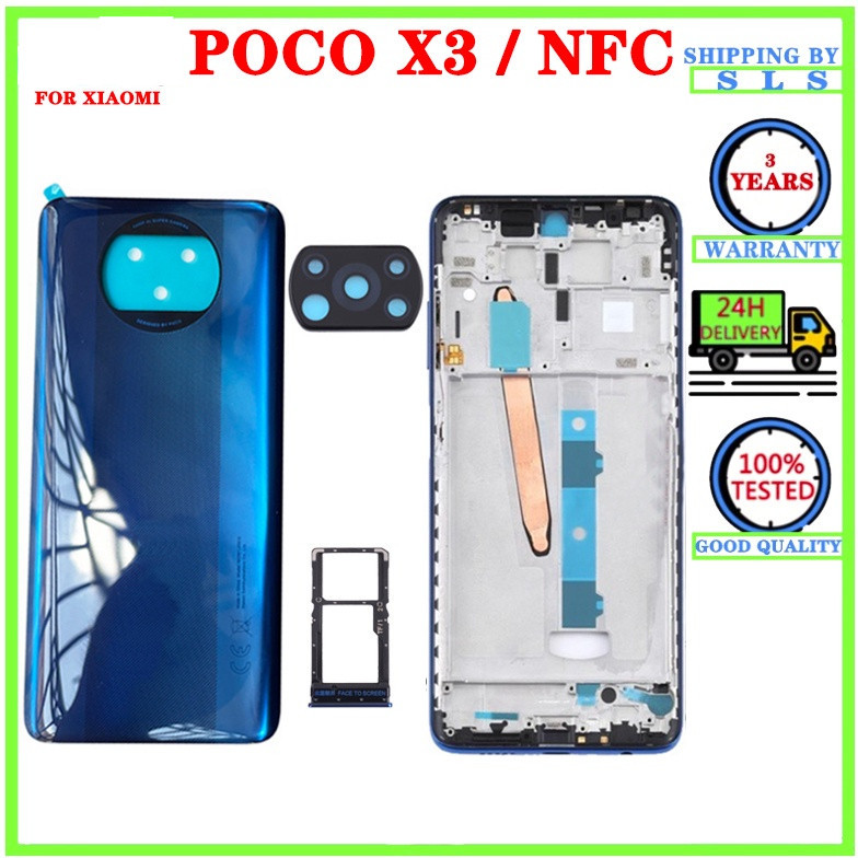 Full Housing For Xiaomi Poco X3 NFC / X3 Pro LCD Front Middle Frame ...