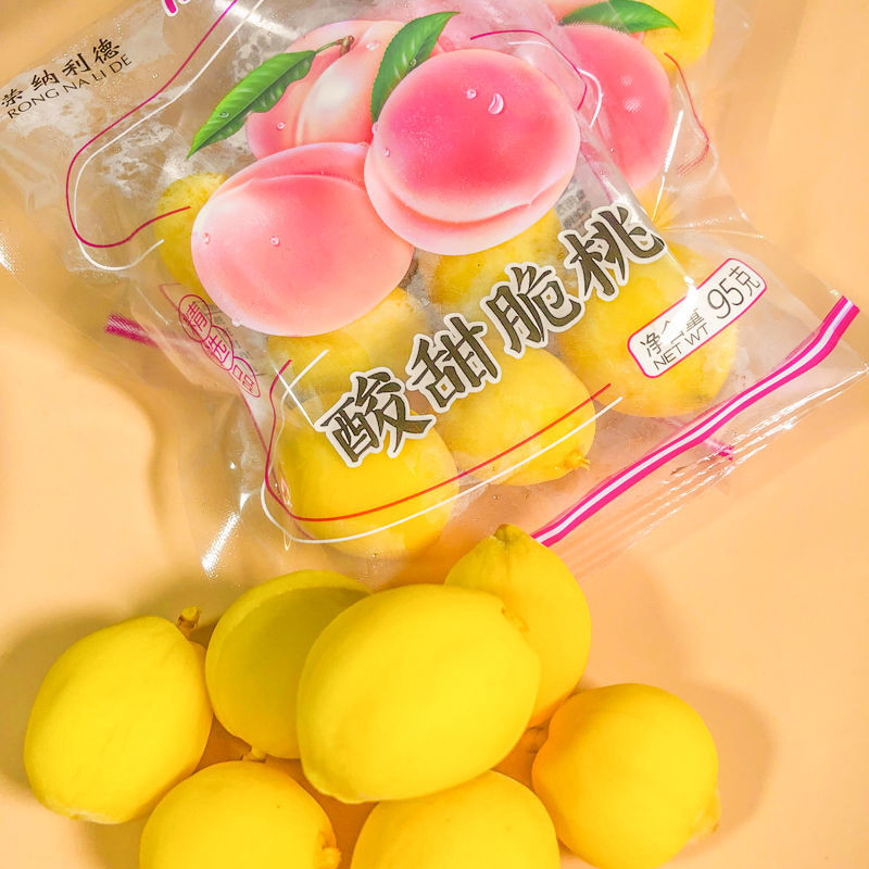 Sour and Sweet Crispy Peach Big Bag Crispy Peach Water Honey Peach ...