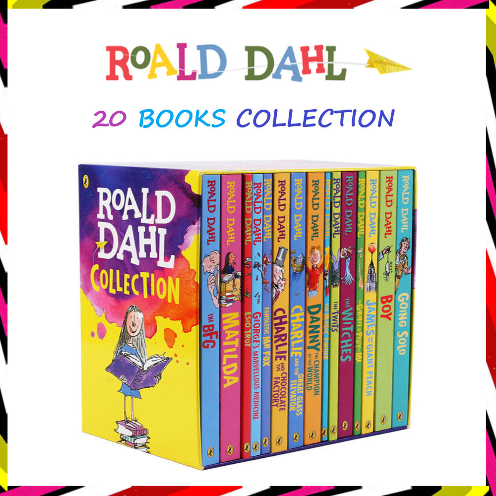 【Roald Dahl】【20 books 】🔥🔥 Roald Dahl Collection 20 books hard case set ...