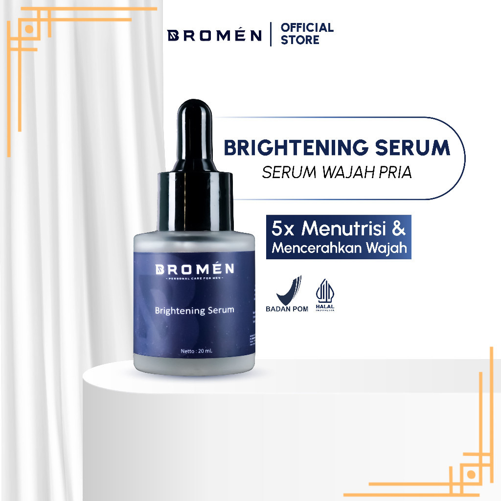 Bromen Brightening serum - Men's Face Whitening serum 20ml Men's Face ...