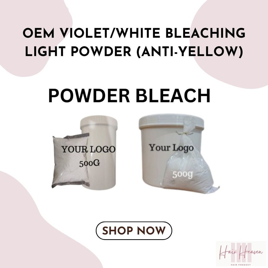 [BORONG] OEM VIOLET/WHITE BLEACHING LIGHT POWDER (ANTI-YELLOW) 500G ...