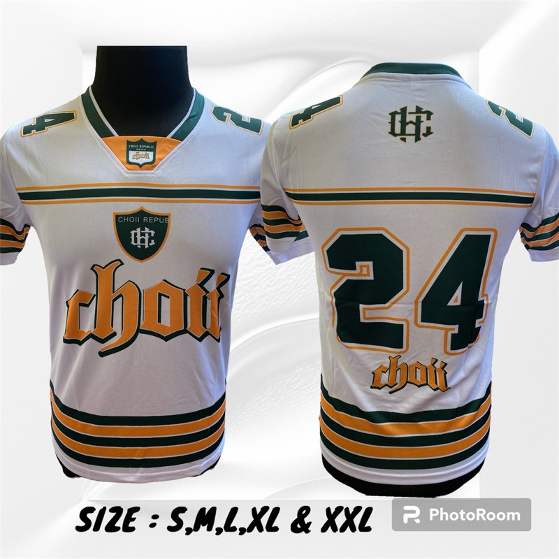 JERSI CHOII TERBARU 2024/25 Baju Putih Budak Lelaki Perempuan Football ...