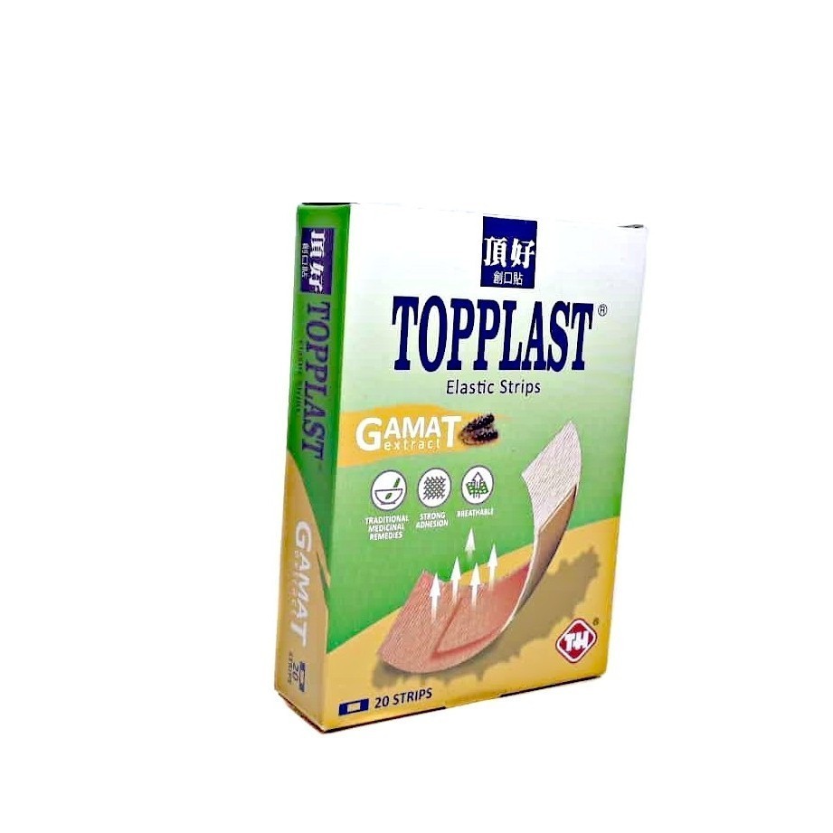 Topplast Elastic Strips with Gamat Extract 20pcs | Shopee Malaysia
