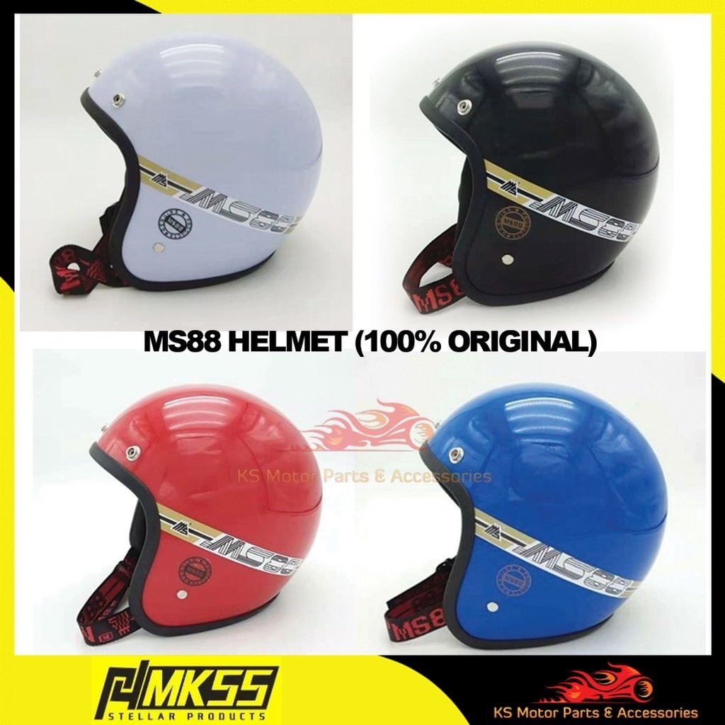 HCS Helmet/Topi 100% ORIGINAL MS88 Helmet [Tali Tulisan Merah] SAFETY ...