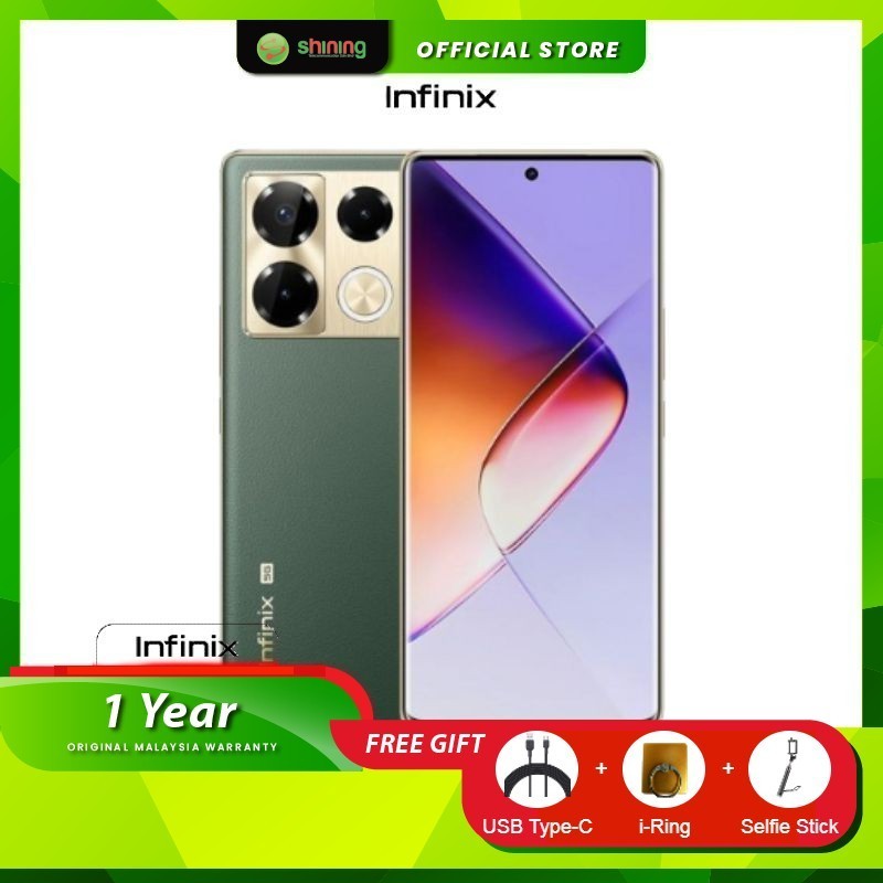 Infinix Note 40 Pro 5G (X6851)(8GB 256GB)(Vintage Green) | Shopee Malaysia