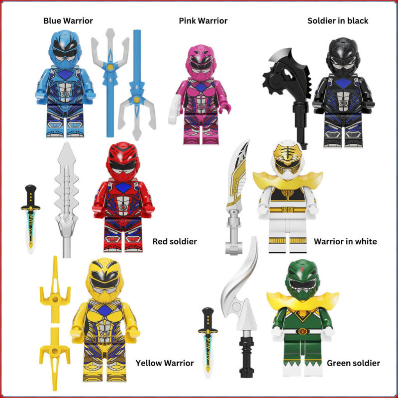 New stars war Shock Troopers Power Rangers Series Building Blocks Red ...