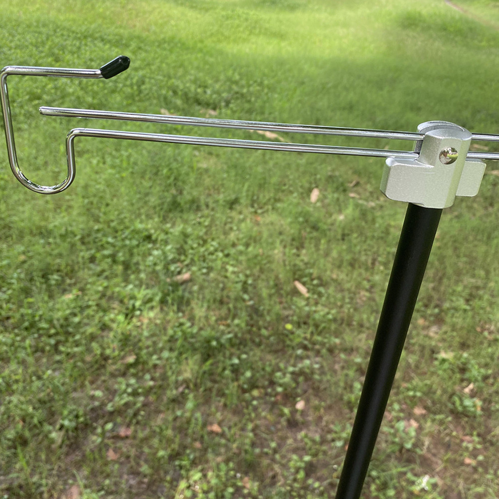 Collapsible Hanging Light Holder Folding Lantern Post Pole Camping ...
