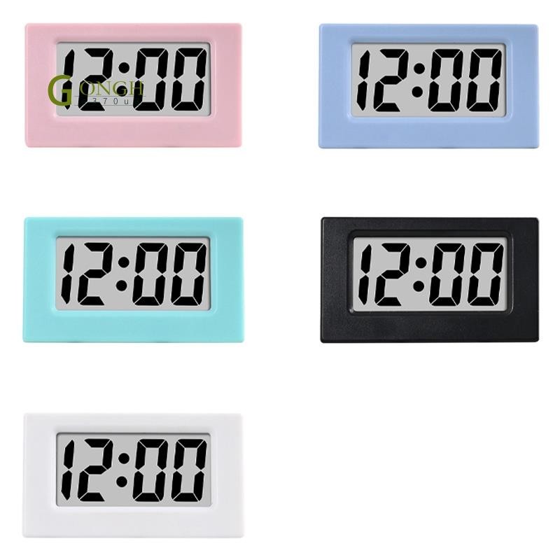 Mini Clock Triangle LED Screen Lectronic Digital Alarm Screen Desktop ...