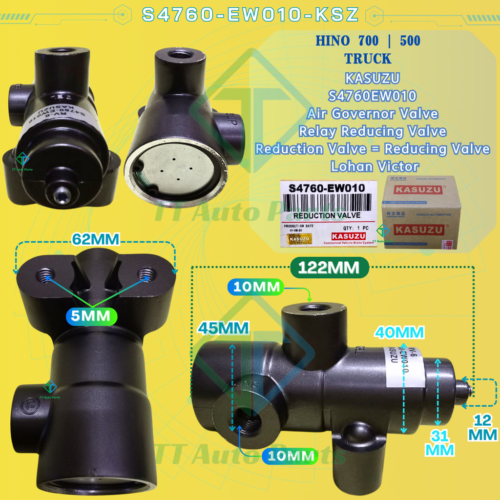 Air Governor Valve Hino [Relay Reducing Valve | Lohan Victor | Reducing ...