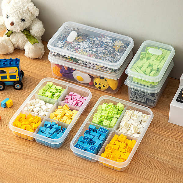 lego storage box organizer storage box organizer Kotak penyimpanan blok ...