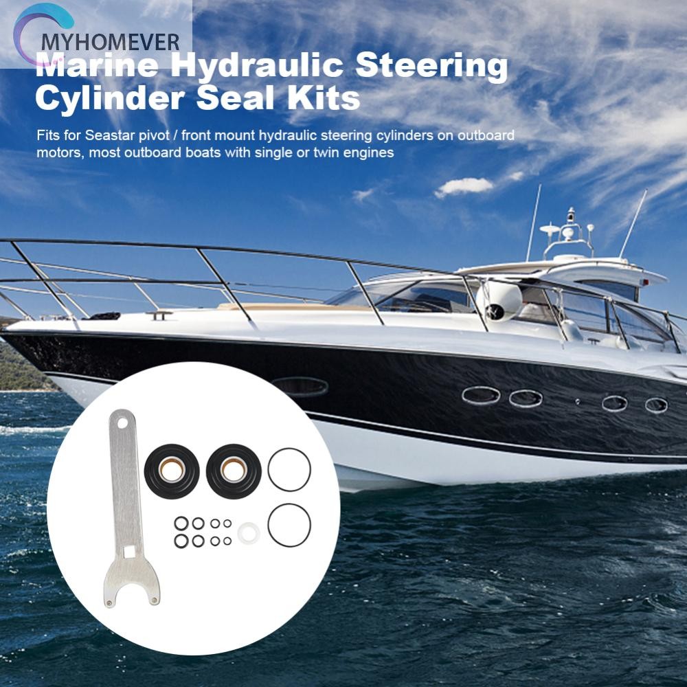 Front Mount Boat Hydraulic Steering Cylinder Seal Kit for SeaStar ...