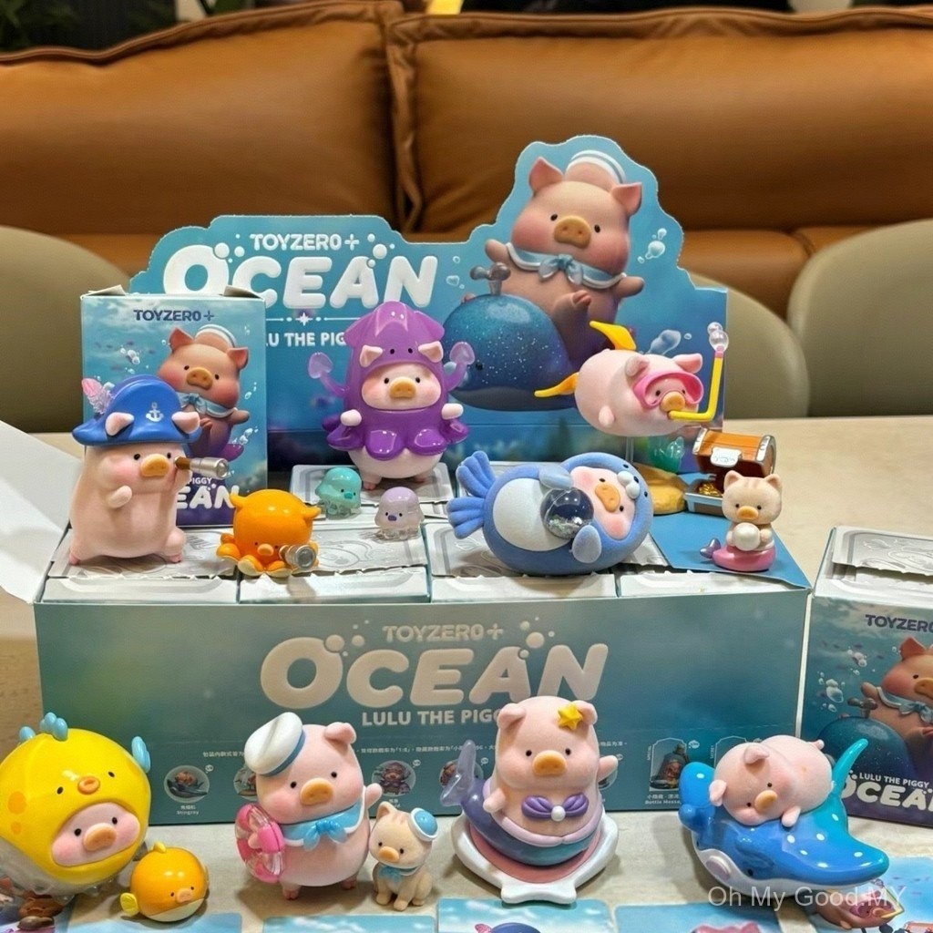 【Ready Stock】lulu猪 一代 二代 lulu pig blind box 盲盒 Teddy Toy Plush Blind ...