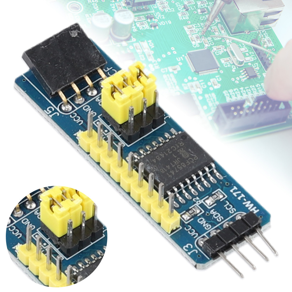 PCF8574 I2C Interface 8bit IO MCU Expansion Board I/O Expander I2C Bus Evaluation Development ...