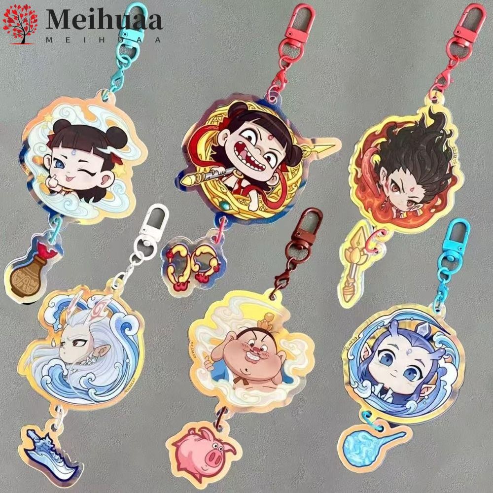 MEIHUAA Nezha 2 Keychain, Bag Accessories Nezha 2: The Demon Child's ...