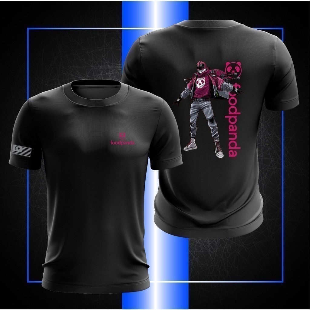 2025 BAJU fashion FOODPANDA TSHIRT FRONTLINER T SHIRT MALAYSIA DELIVERY ...