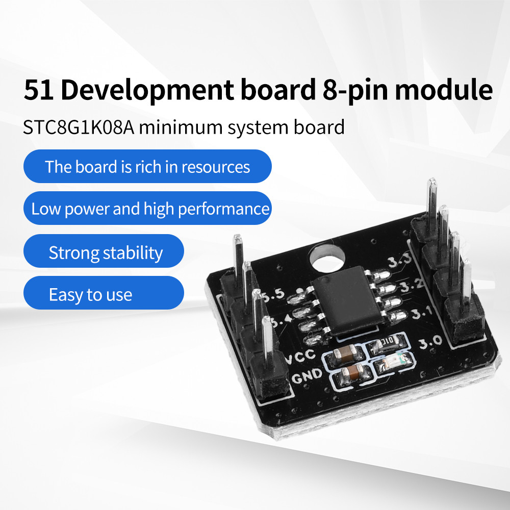 STC8G1K08A Minimum System Board Core Board 51 Microcontroller Development Board 8-Pin Module ...