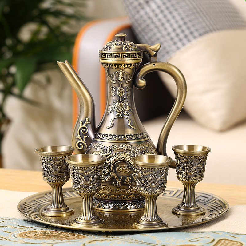 [91% Praise Rate] Flask Copper Flask 2022 New Style Flask Antique Old ...