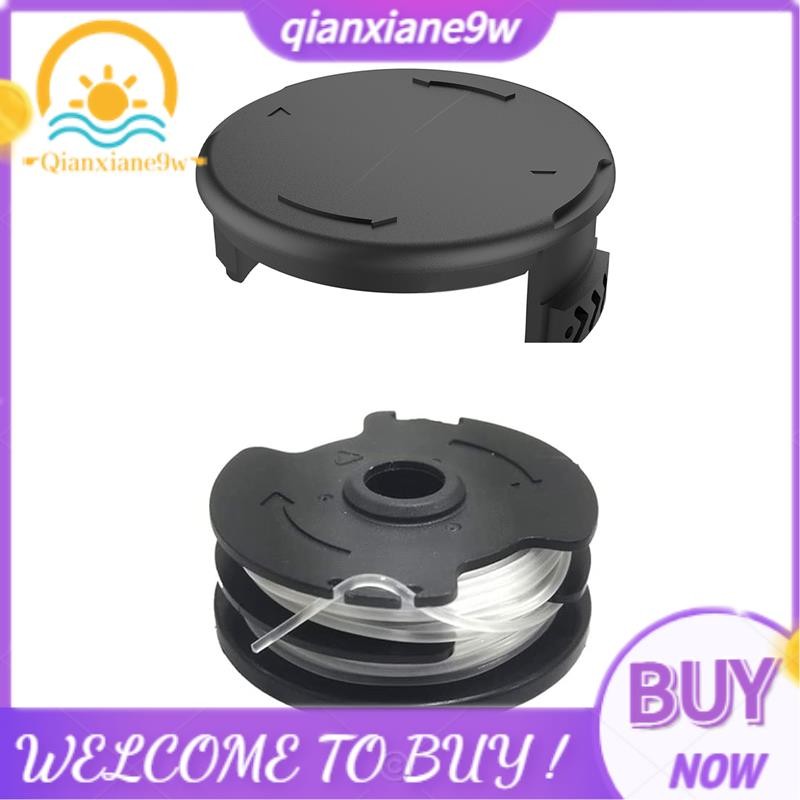 Line String Trimmer Replacement Spool Black Durable in Use Easy to Use 27Ft 0.0629 Inch for ...