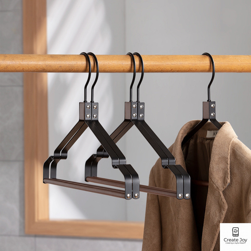 Shunyi Light Luxury Metal dan Penyangkut Kayu Pepejal dengan Alur ...