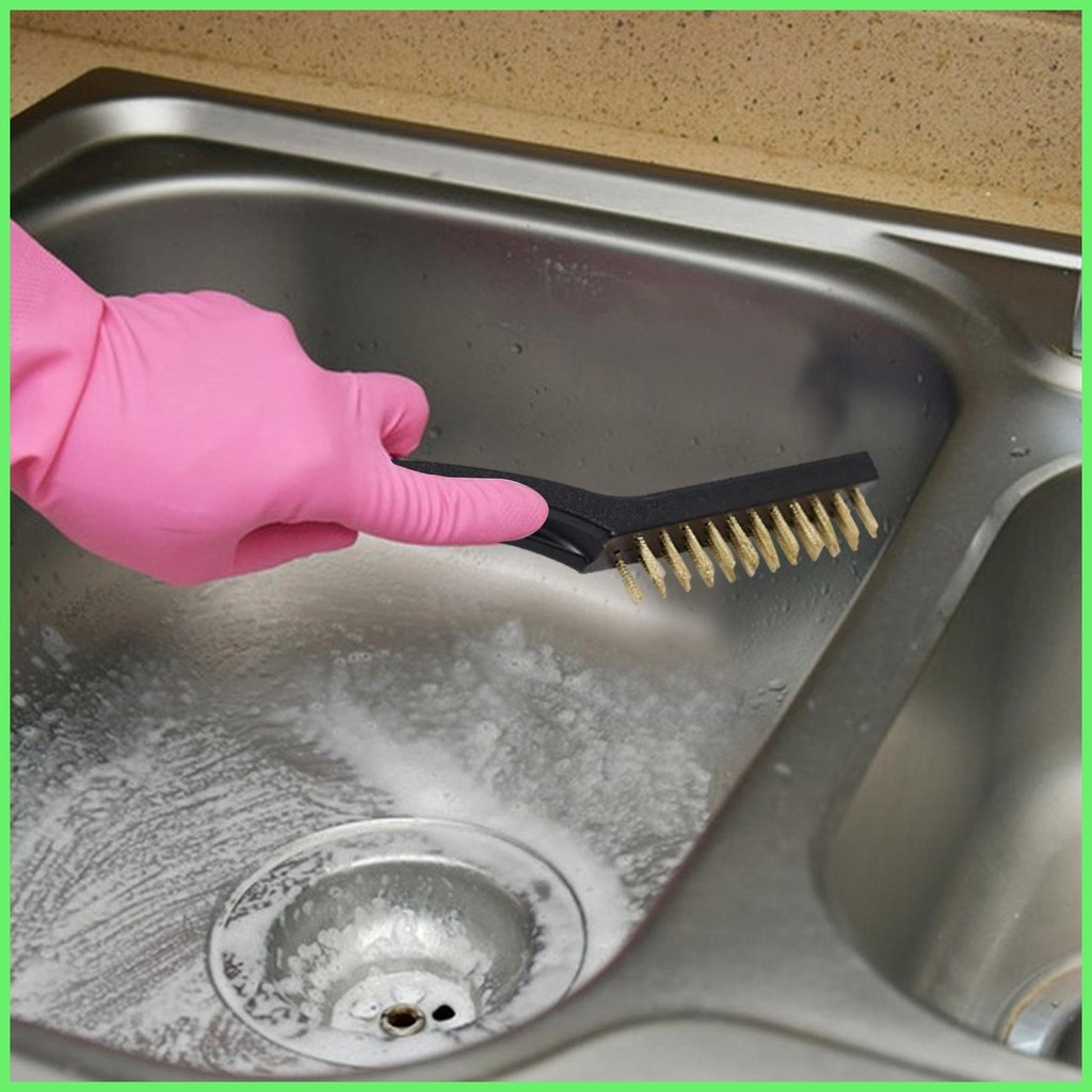 Steel Wire Brush Hood Scrubber Deep Cleaning Wire Brush Set Nylon Brush ...