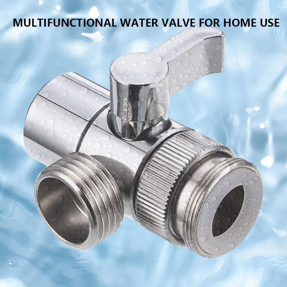 3 Ways Plastic Switch Faucet Adapter Kitchen Sink Splitter Diverter ...