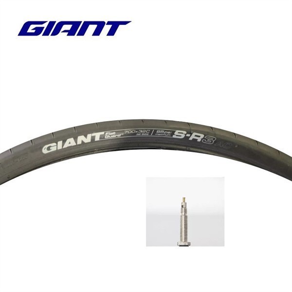 Bike tire/tire with tube GIANT Flat Guard S-R3 700 x 32C | Shopee Malaysia