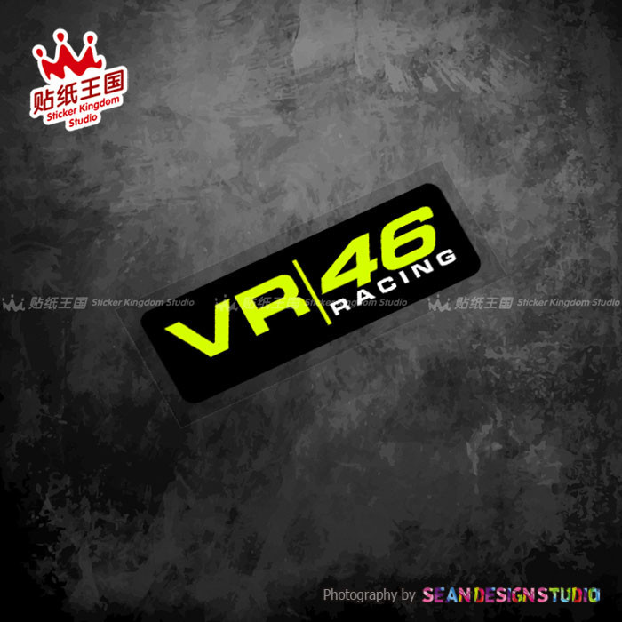 For motogp Rossi VR46 Racing Stickers motorcycle motorbike Waterproof ...