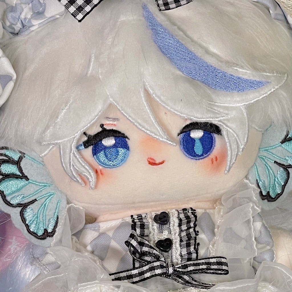 Genshin Impact Furina Plush Doll 20cm Cute Dress Up Doll Anime Game ...