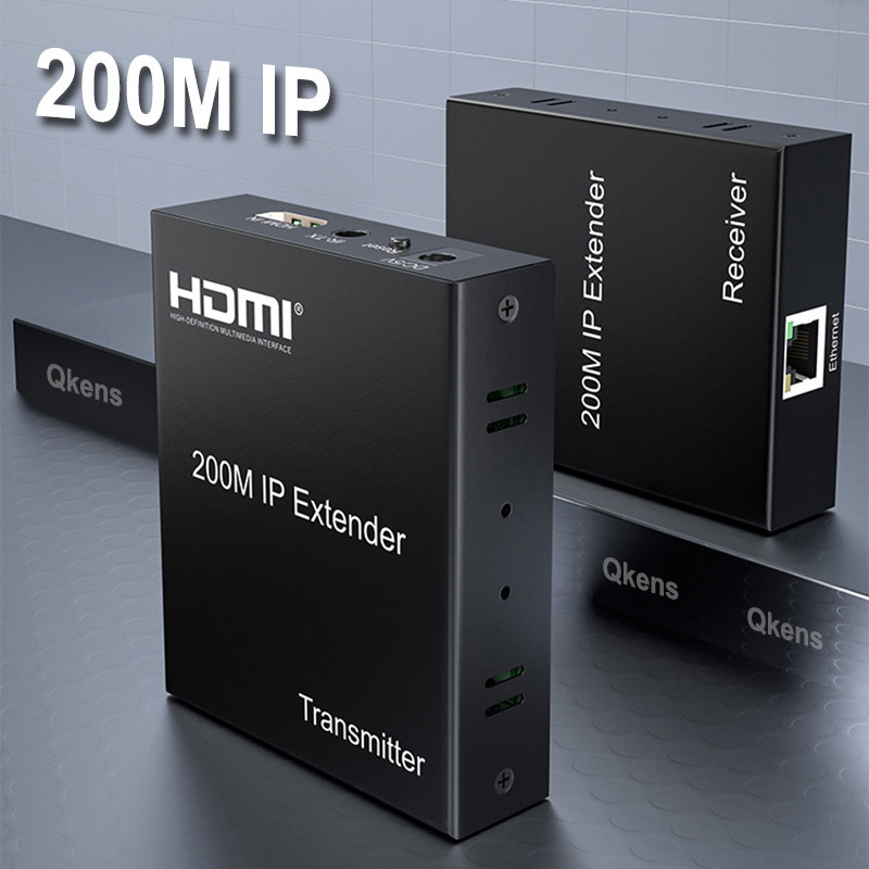 200M HDMI IP Extender HDMI Ethernet Cable Extender Over Cat5e Cat6 ...