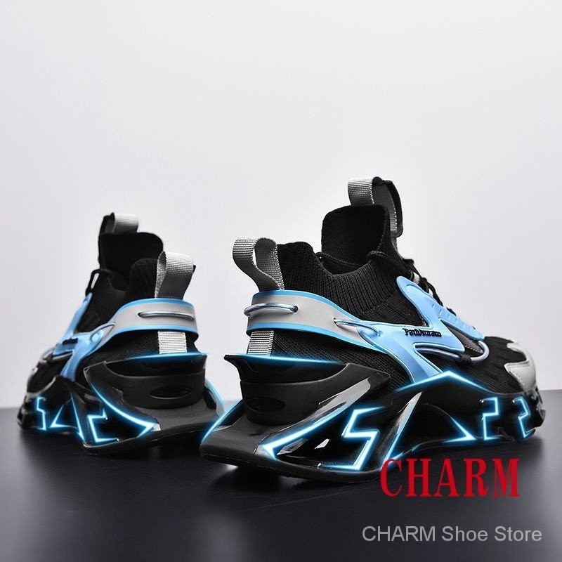 【100% High Quality】Blade running shoes black sneakers boys' shoes ...