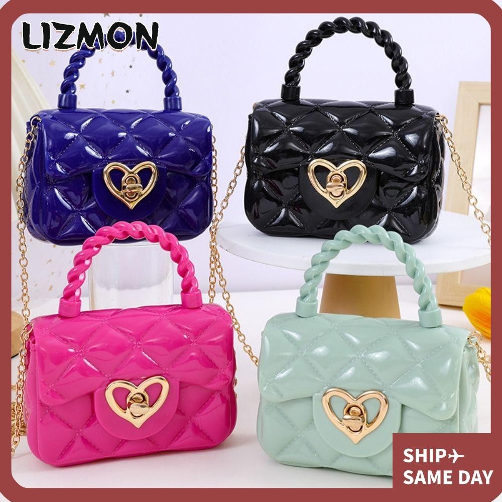 LIZMON Mini Shoulder Bags, Heart PU Small Satchel, Cute Handbags Women ...