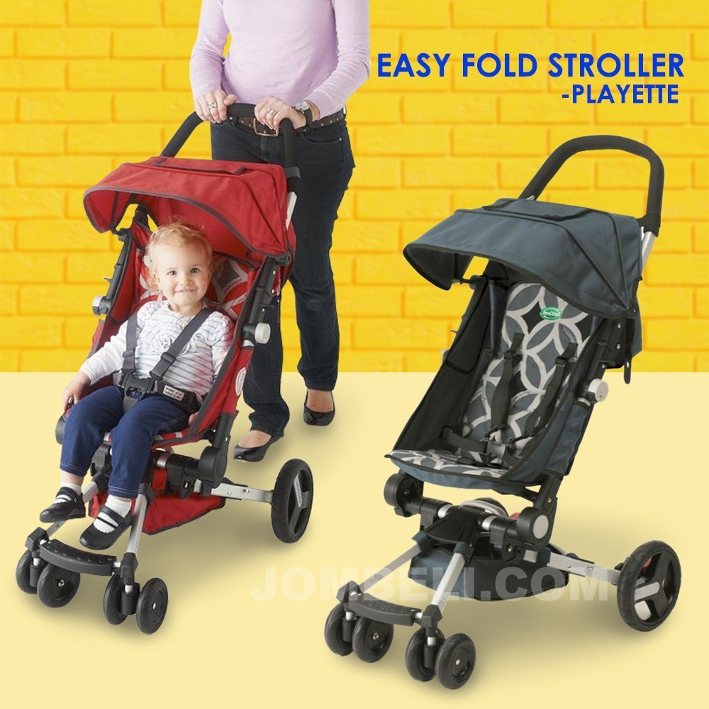 Easy Fold Stroller & Backpack Stroller - Playette | Shopee Malaysia