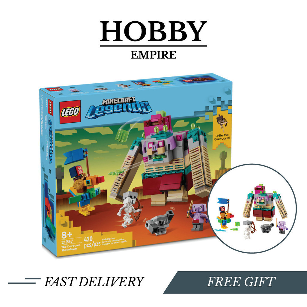 LEGO Minecraft Legends 21257 The Devourer Showdown *Original LEGO ...