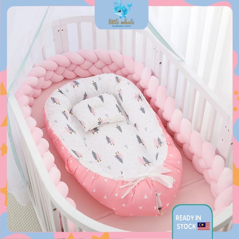 🐳Baby Nest Bed with Pillow Tilam Bantal Babynest Set | Shopee Malaysia 🐳Baby Nest Bed with Pillow Tilam Bantal Babynest Set | Shopee Malaysia
