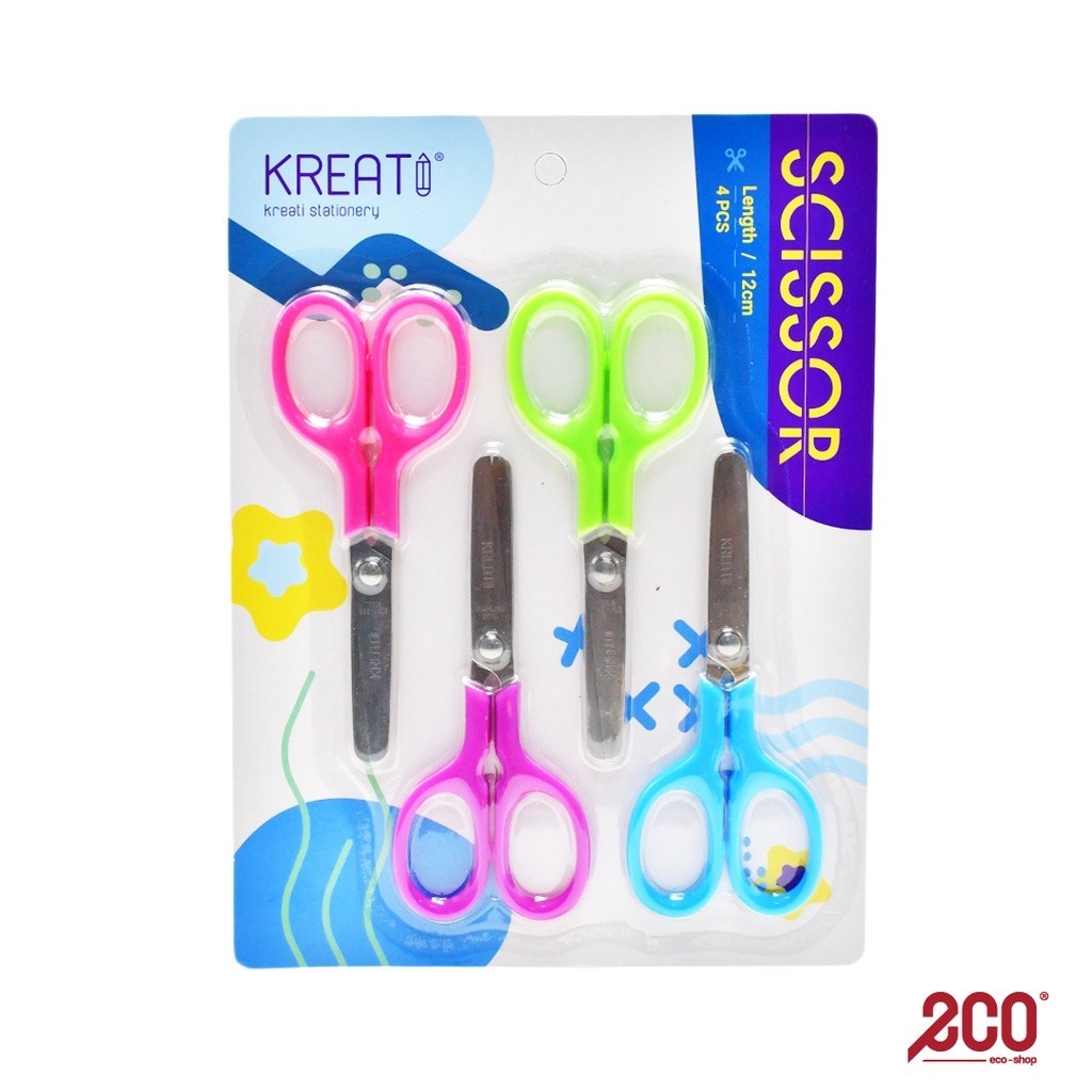 Kreati Stainless Steel Multipurpose Scissors (4 Pcs/Pack) AC-L009-T02 ...